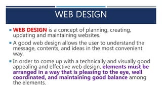 Web design principles | PPTX