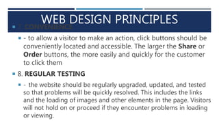 Web design principles | PPTX