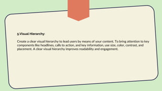 10 Web Design Principles For An Outstanding User Experience | PPT