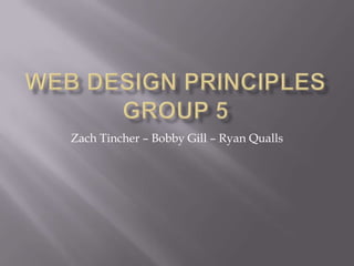 Web design principles group 5 | PPT