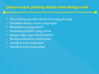 Pengenalan Web Design and Web Programming | PPT