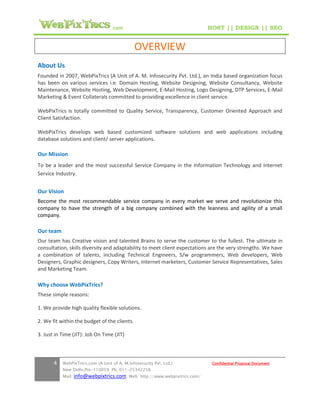 Web design proposal sample | DOCX