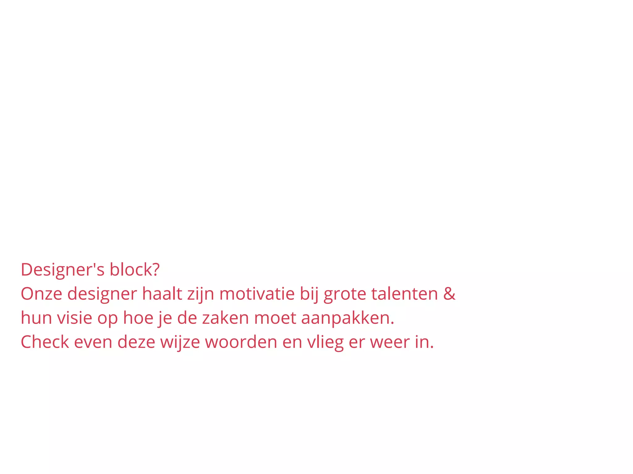 10 quotes om je webdesigner te inspireren | PPT