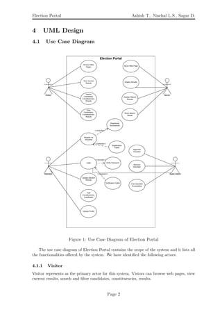 Election Portal - Web Design Competition Report(Ashish Tiwari, Nischal ...