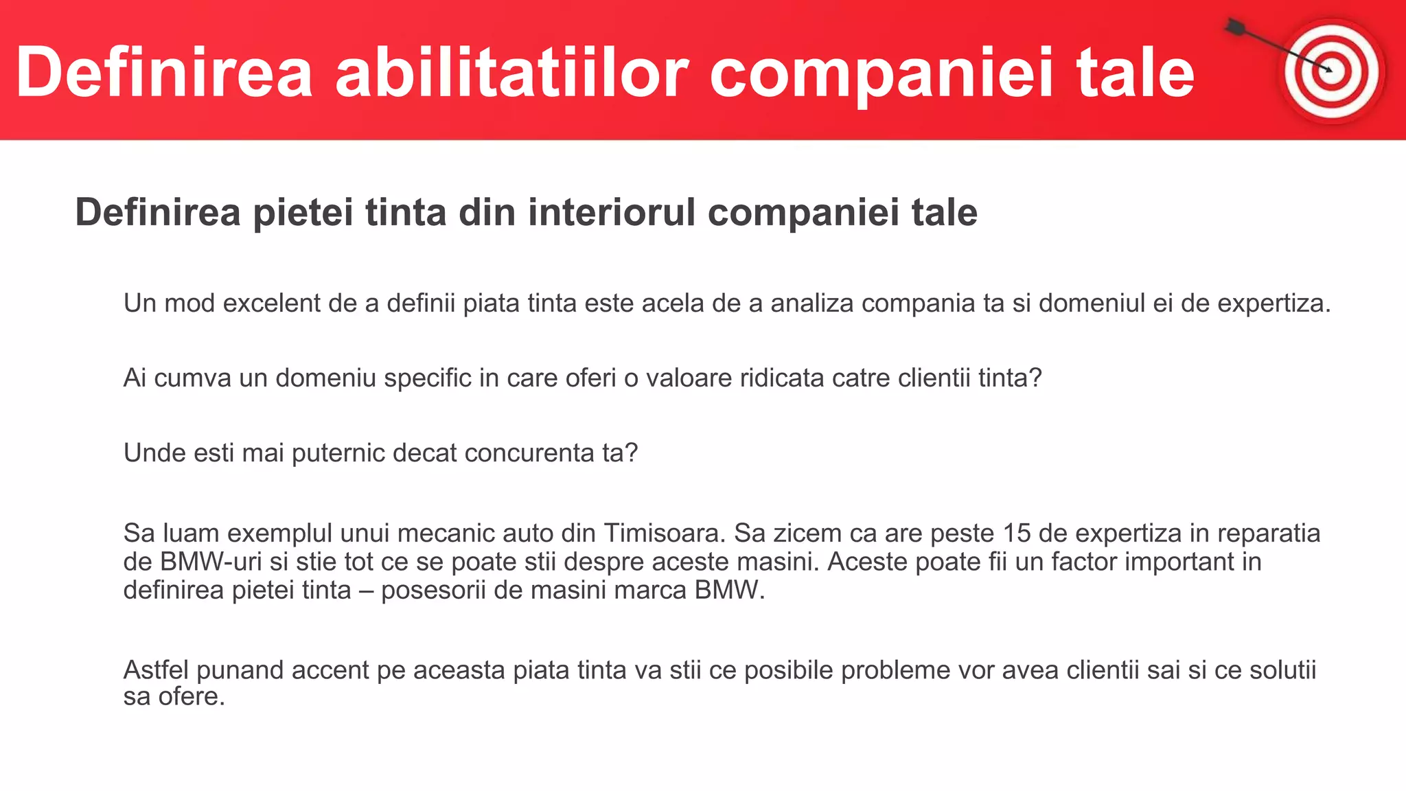 5 pasi de a afla care este piata ta tinta | PPT