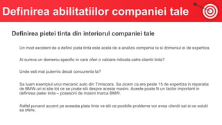 5 pasi de a afla care este piata ta tinta | PPT