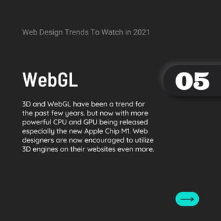 Web design trends to watch in 2021 | PDF | Web Development | Internet