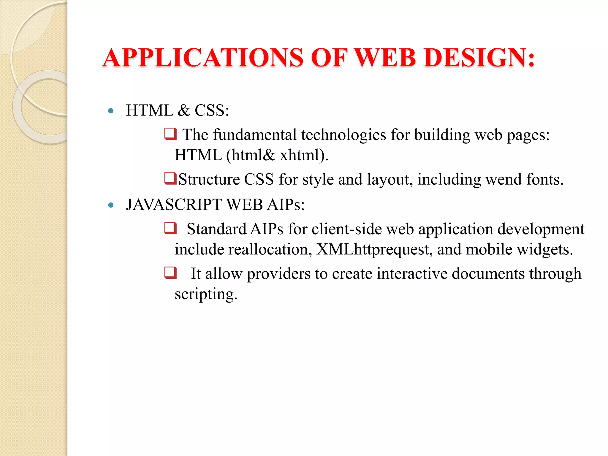 FUNDAMENTALS OF WEB DESIGNING | PPTX