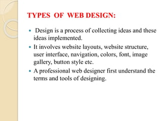 FUNDAMENTALS OF WEB DESIGNING | PPTX