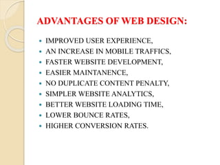 FUNDAMENTALS OF WEB DESIGNING | PPTX