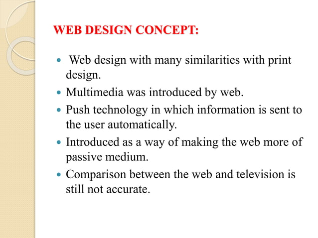 FUNDAMENTALS OF WEB DESIGNING | PPT