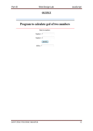 Webdesing lab part-b__java_script_ | PDF