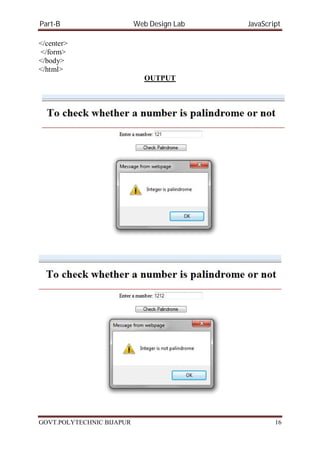 Webdesing lab part-b__java_script_ | PDF