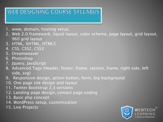 Webdesingtrainginchandigarh | PPT
