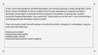 The difference between Web Design & web development | PPTX