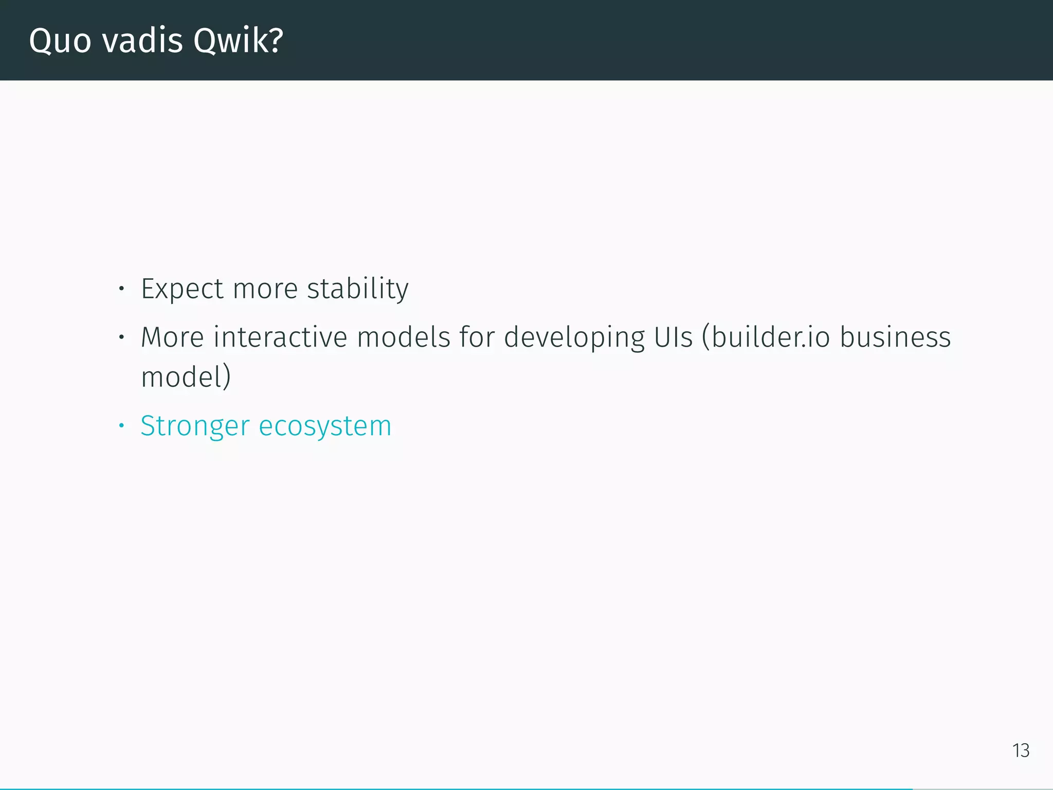 Quick introduction to Qwik | PPT Quick introduction to Qwik | PPT
