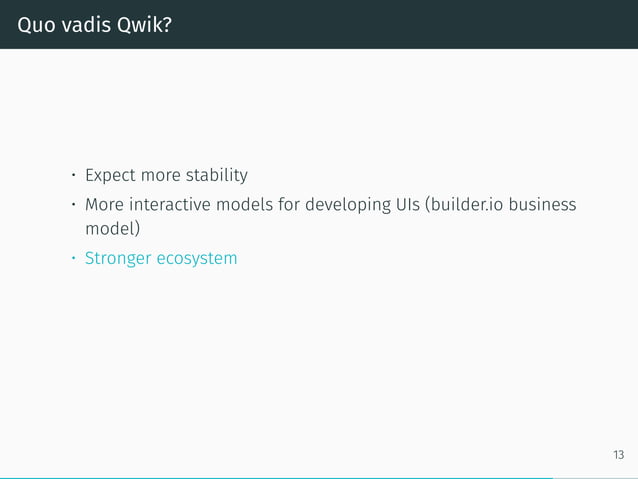 Quick introduction to Qwik | PPT