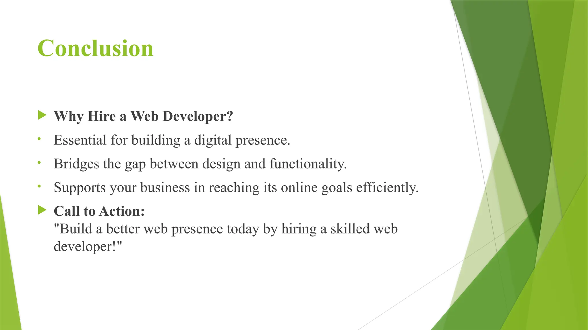 Web Developer.pptx for commerce department | PPT