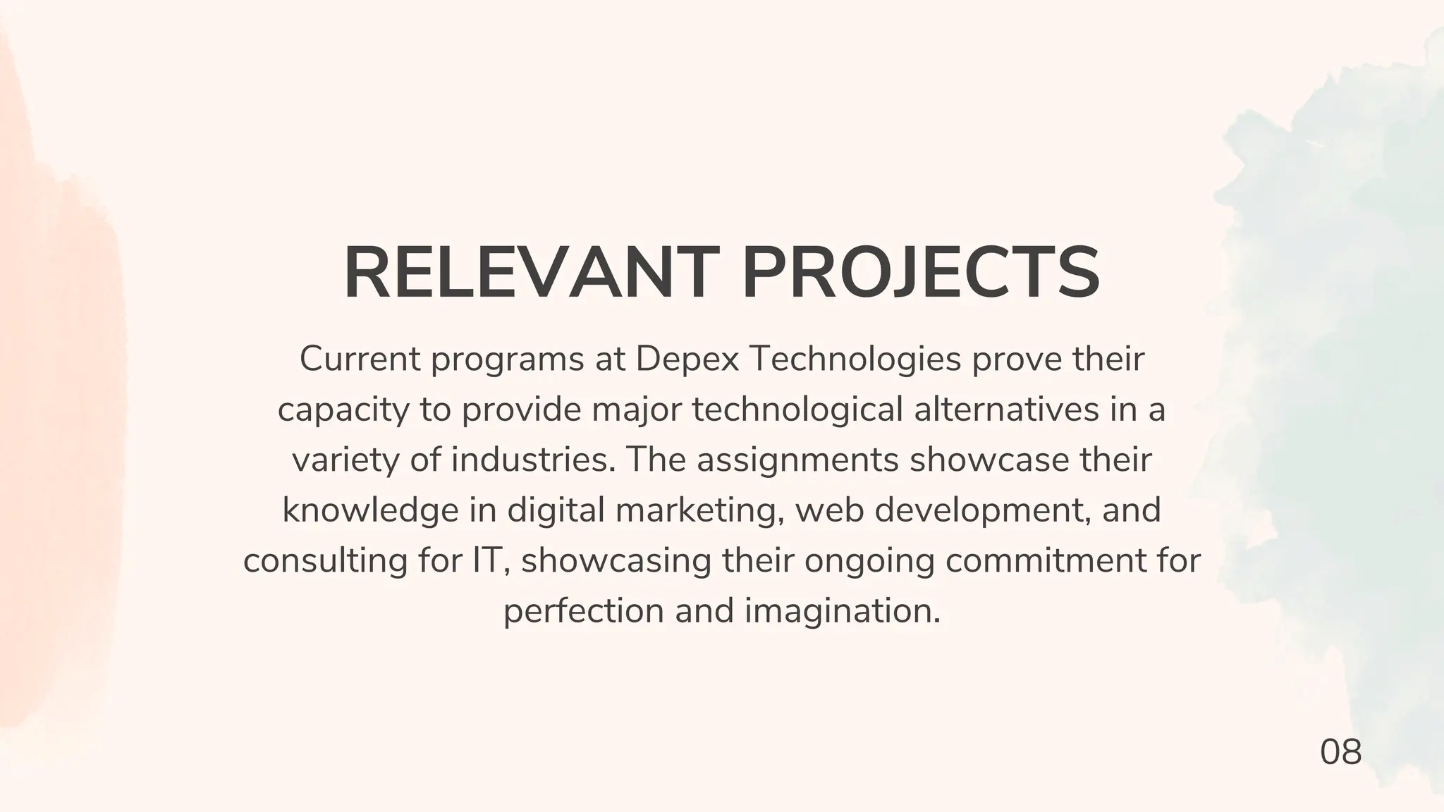Web Developer Portfolio at Depex Technologies | PPT