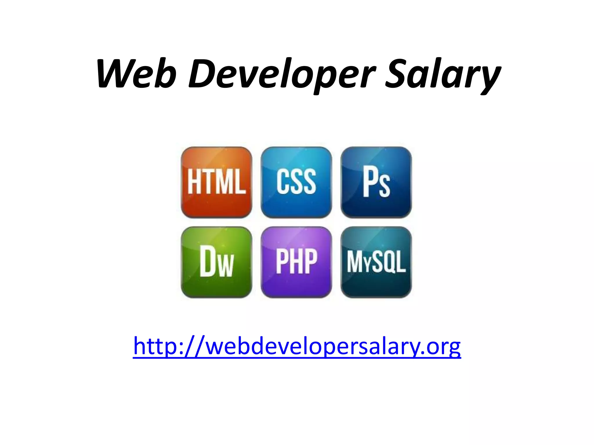 Website Developer Salary | PPT