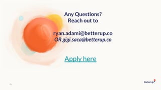 BetterUp// Web Developer | PPT