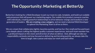 BetterUp// Web Developer | PPT