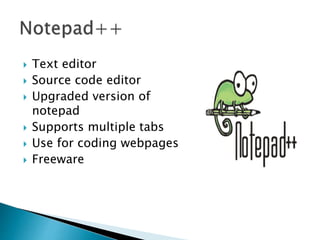 Web developer tools | PPTX