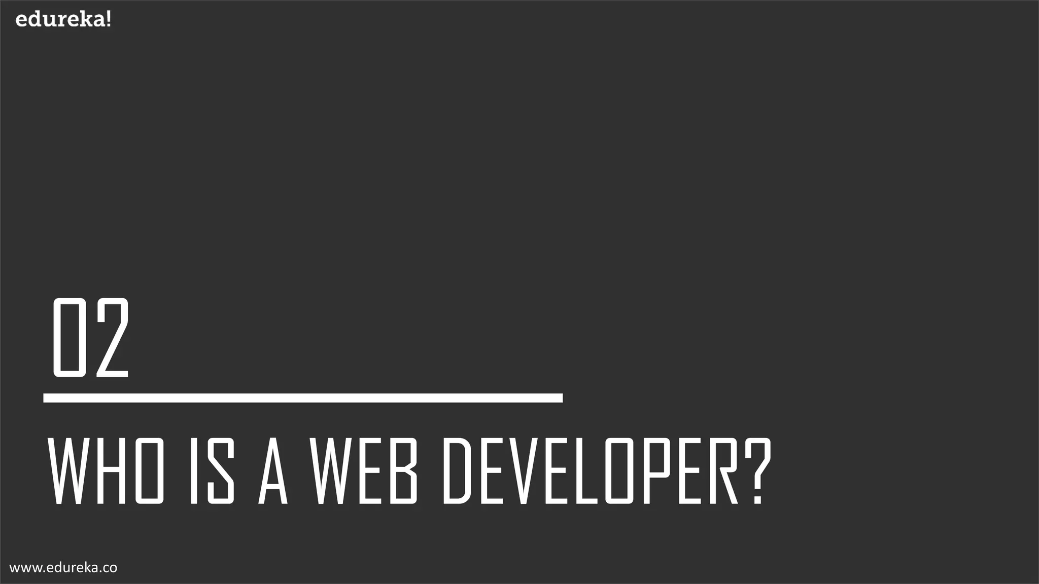 Web Developer vs Web Designer | Edureka | PDF