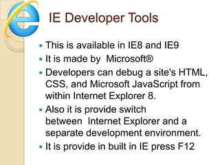 Web development tool | PPTX