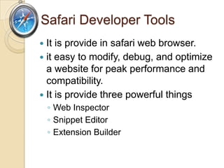 Web development tool | PPTX