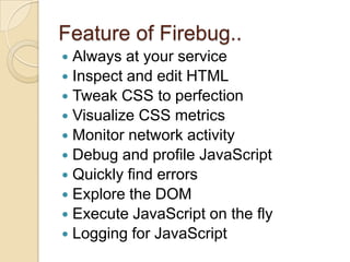 Web development tool | PPTX