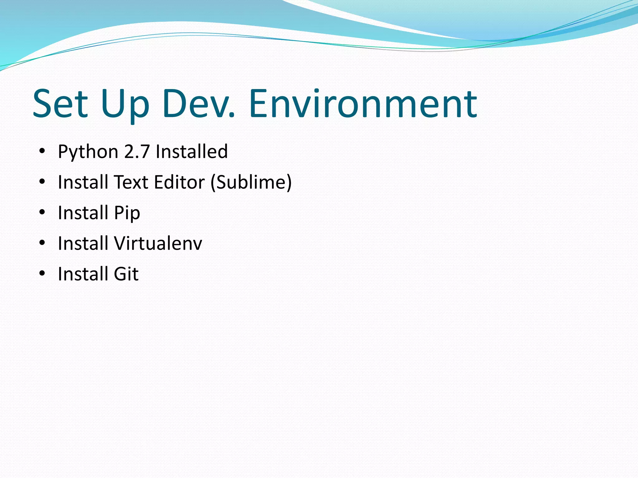 Web Development With Python Ppt 2309
