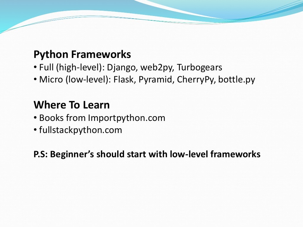 Web development with Python