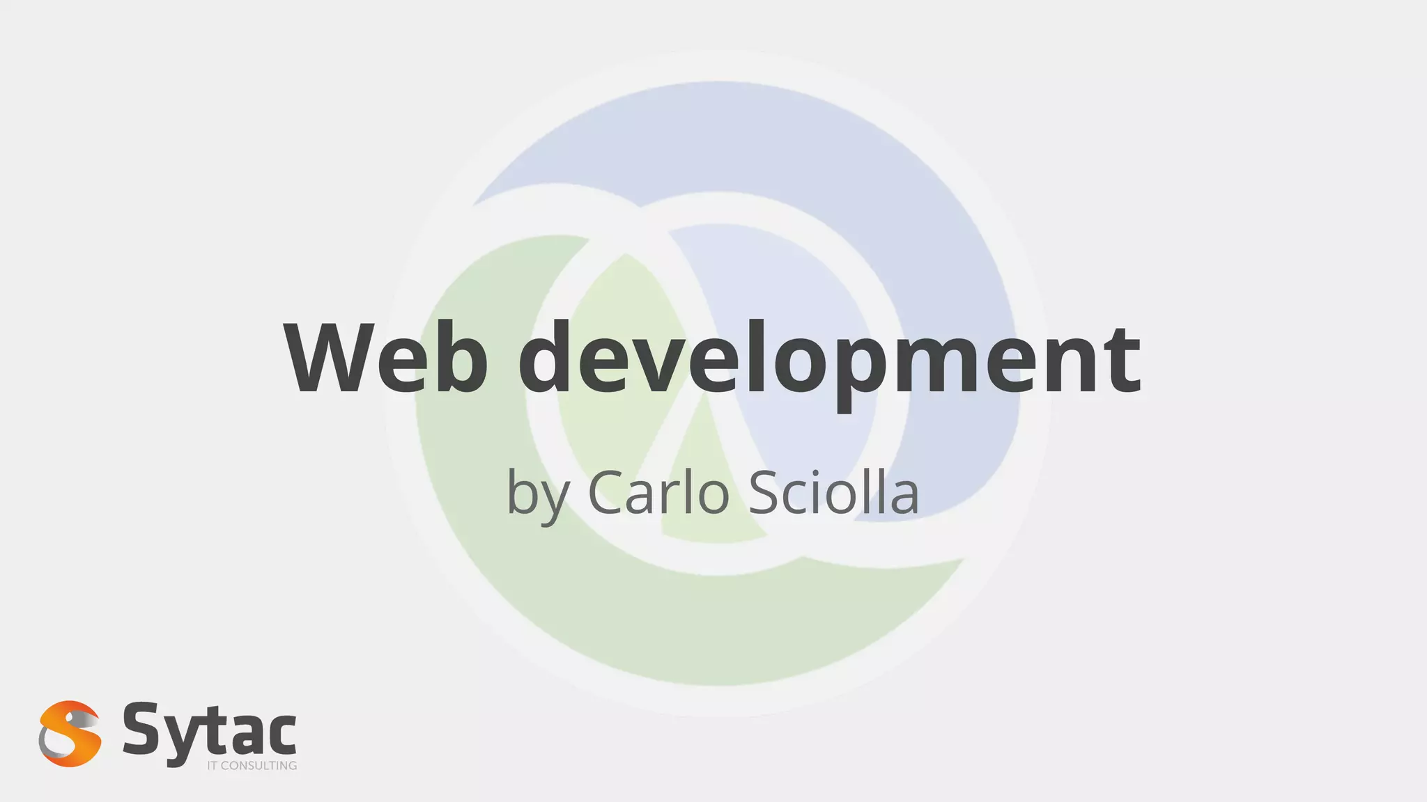 Clojure Workshop: Web development | PPT