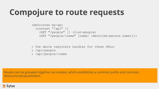 Clojure Workshop: Web development | PPT