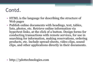 3DOT Technologies | PPT