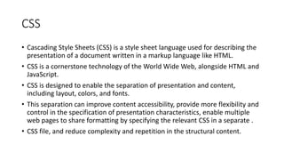 Web Development | PPTX