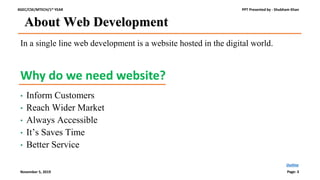 Web Development | PPTX
