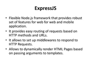 web development with mern stack in power point | PPTX | Web Development | Internet