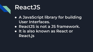 Web Development - Roadmap to MERN stack development | PPTX