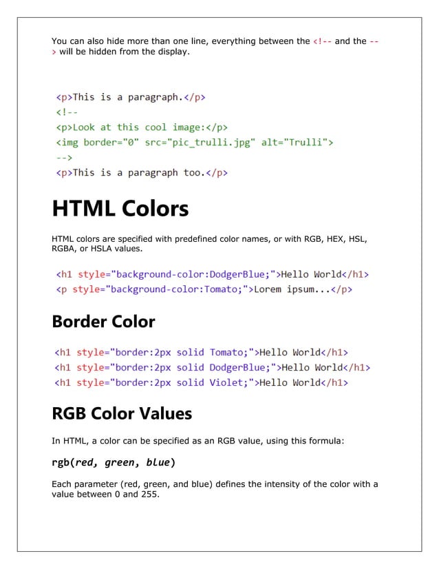 Web Development 2 (HTML & CSS) | PDF