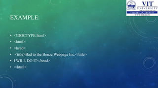 Web development basics | PPTX