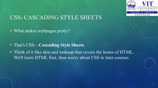 Web development basics | PPTX