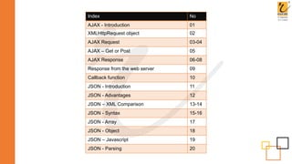 Web Development Course - AJAX & JSON by RSOLUTIONS | PPT