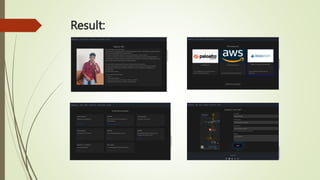 Web Development Internship at Bharat Intern | PPTX