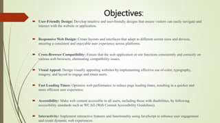 Web Development Internship at Bharat Intern | PPTX