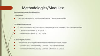 Web Development Internship at Bharat Intern | PPTX