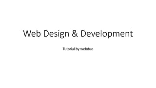 web development introduction using modern tools | PPTX