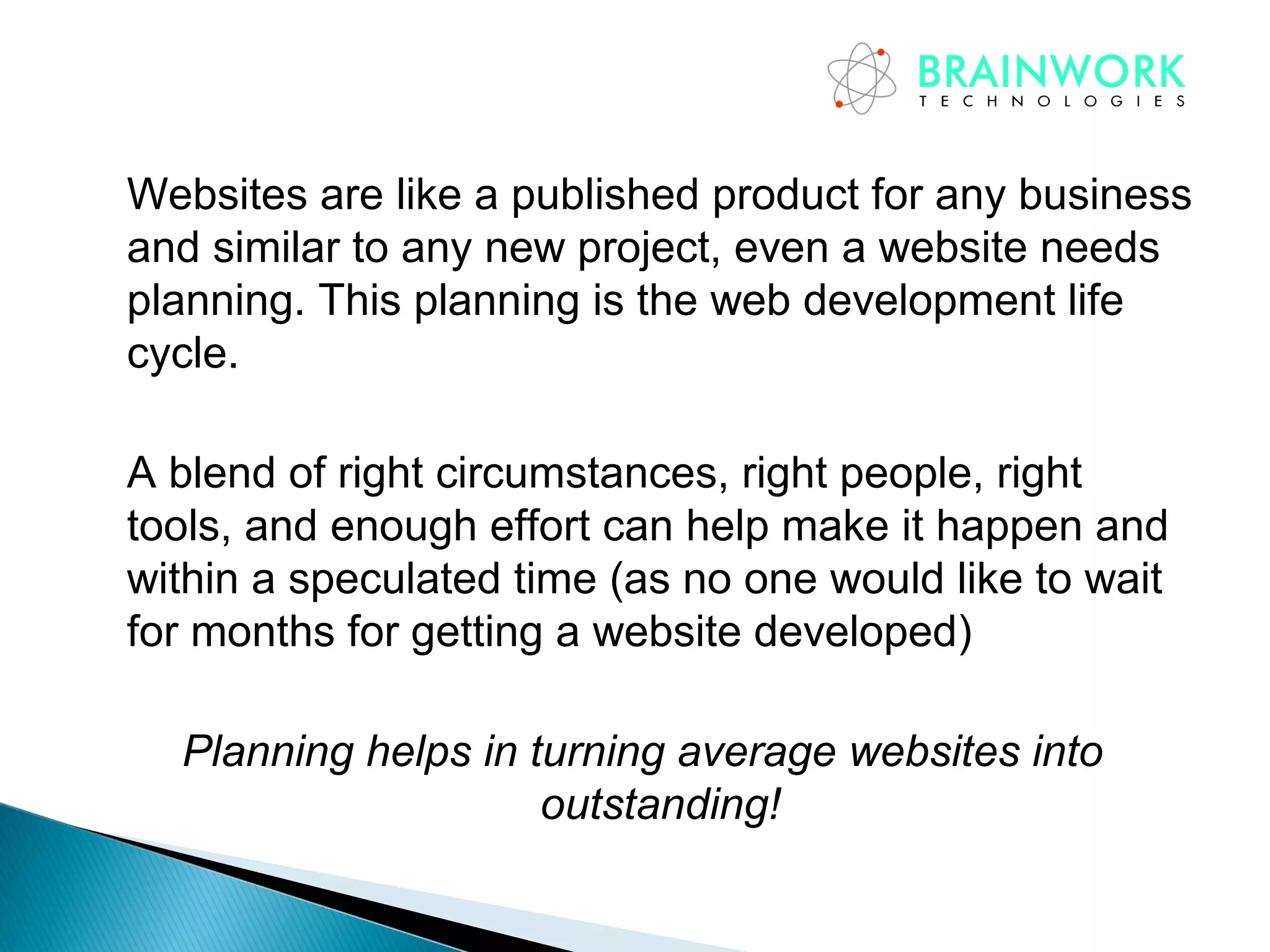 Web Development Life Cycle | PPT