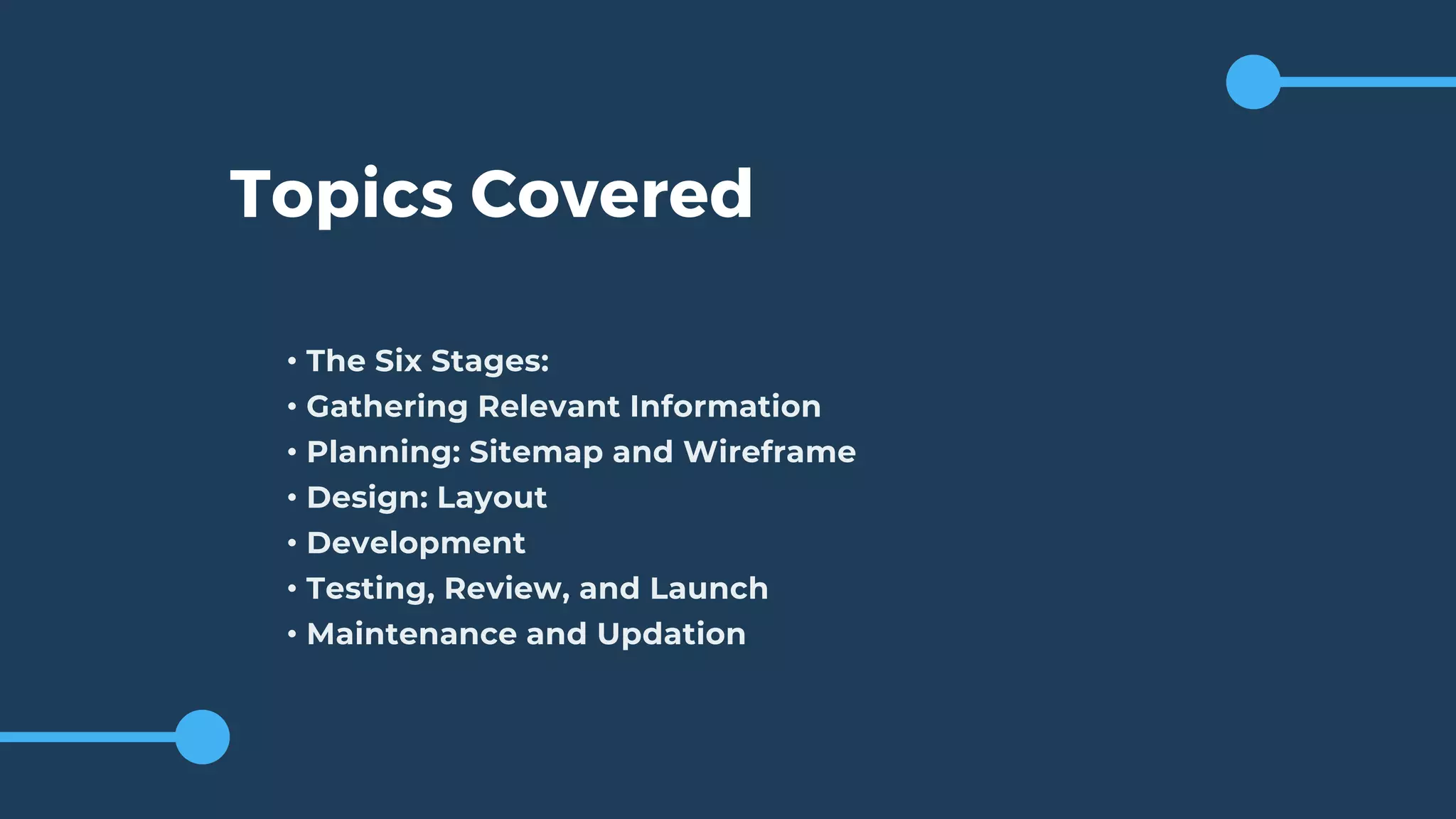 Web development life cycle by a web design & development company | PPT